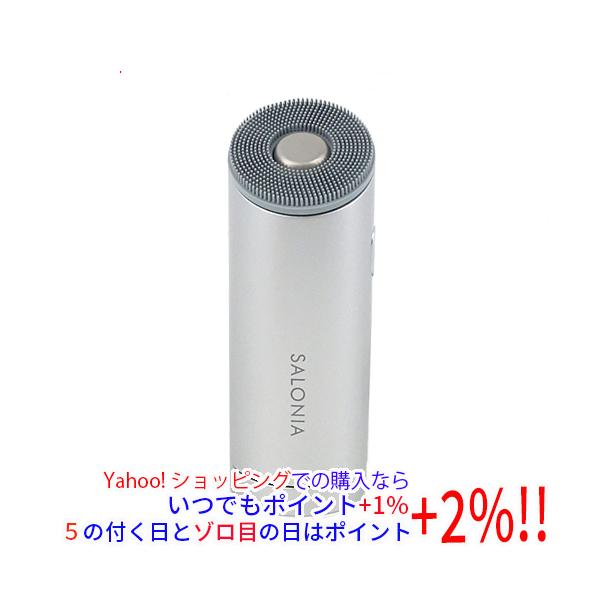 【商品名：】【新品(開封のみ・箱きず・やぶれ)】 SALONIA イオンフェイシャルブラシ SAL21202SL　／　【商品状態：】新品未使用品です。開封のみ行われております。／外箱に破れや潰れ、汚れなどのダメージがあります。／（訳あり理由...