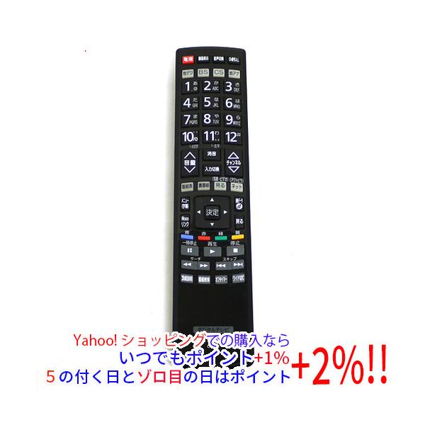 【商品名：】HITACHI テレビリモコン C-RS6　／　【商品状態：】動作確認済の中古品です。／ ／ ※中古品ですので、傷、汚れ等ある場合がございます。ご理解の上、ご検討お願いします。　／　【検索用キーワード：】≪テレビリモコン≫ C-...