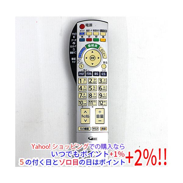 【商品名：】Panasonic テレビ用リモコン N2QAYB000201　／　【商品状態：】動作確認済の中古品です。／ ／ ※本体が日焼けしております。／ ／ ※中古品ですので、傷、汚れ等ある場合がございます。ご理解の上、ご検討お願いしま...