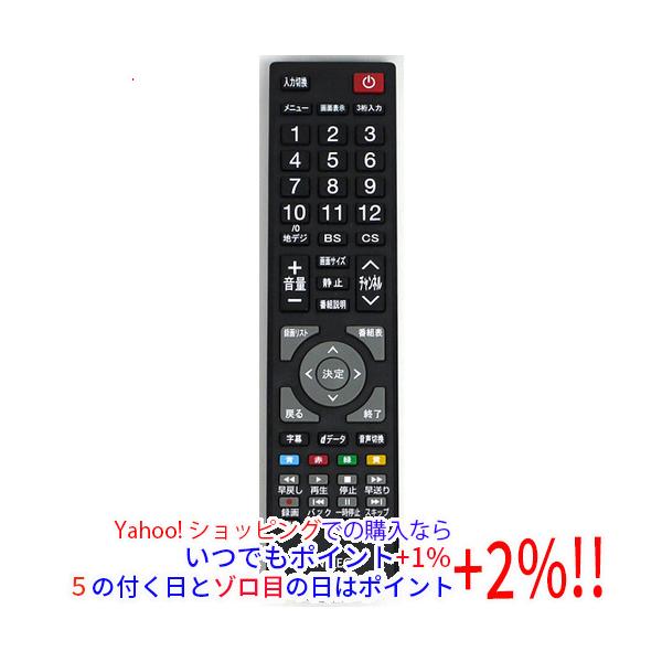 【商品名：】UNITECH 液晶テレビ用リモコン RC-009　／　【商品状態：】動作確認済の中古品です。／ ／ ※中古品ですので、傷、汚れ等ある場合がございます。ご理解の上、ご検討お願いします。　／　【検索用キーワード：】≪即納≫ RC-...