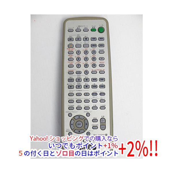【商品名：】SONY オーディオリモコン RM-SM700　／　【商品状態：】動作確認済の中古品です。／ ／ ※中古品ですので、傷、汚れ等ある場合がございます。ご理解の上、ご検討お願いします。　／　【検索用キーワード：】≪その他オーディオ機...