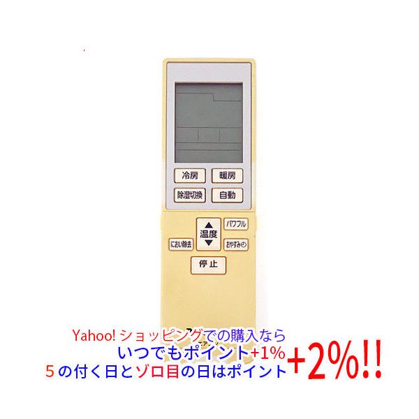 【商品名：】Panasonic エアコンリモコン A75C3611 電池カバーなし　／　【商品状態：】動作確認済の中古品です。／ ／ ※電池カバーがありません。本体が日焼けしています。／ ※中古品ですので、傷、汚れ等ある場合がございます。／...