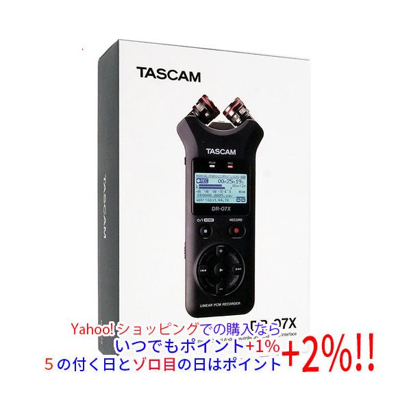 【商品名：】TASCAM リニアPCMレコーダー DR-07X 元箱あり　／　【商品状態：】動作確認済の中古品です。／ ／ ※中古品ですので、傷、汚れ等ある場合がございます。／ご理解の上、ご検討お願いします。　／　【検索用キーワード：】≪I...