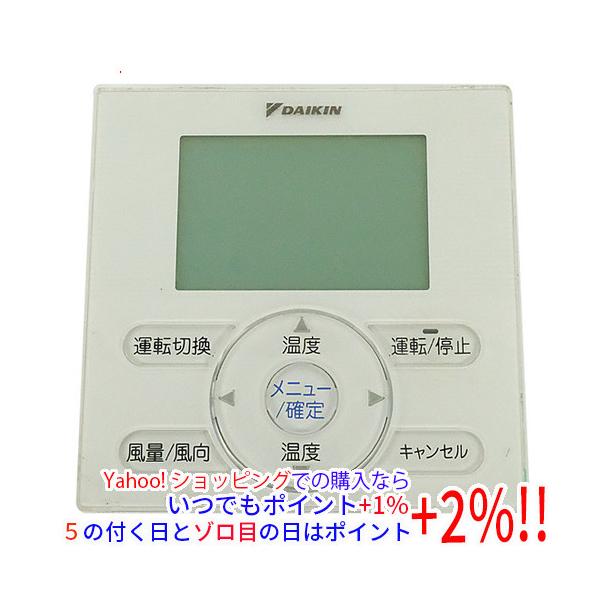 【商品名：】DAIKIN 業務用エアコンリモコン BRC1E9　／　【商品状態：】動作確認済の中古品です。／／※本体の側面が日焼けしています。／／※中古品ですので、傷、汚れ等がございます。／ご理解の上、ご検討お願いします。　／　【検索用キー...
