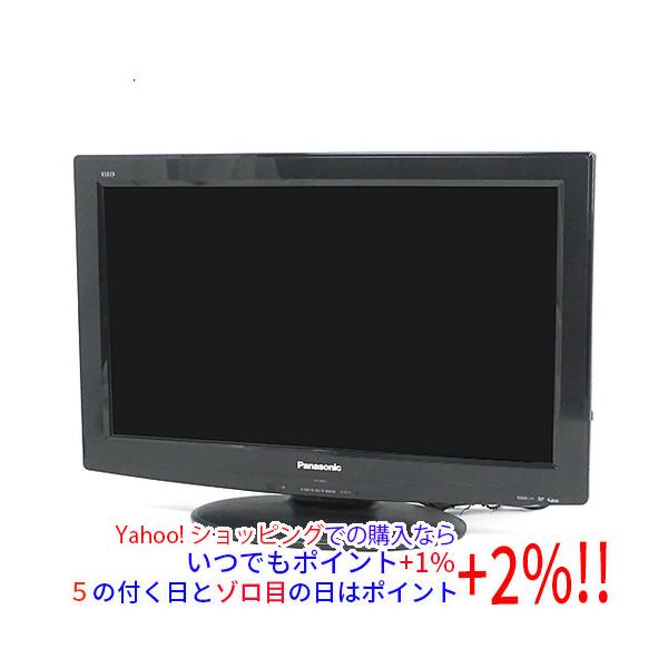 【商品名：】Panasonic 26V型 液晶テレビ VIERA TH-L26X2-K カーボンブラック リモコンなし 液晶画面いたみ　／　【商品状態：】動作確認済みの中古品です。／／※液晶画面に傷が見られます。／／※中古品ですので、傷、汚...