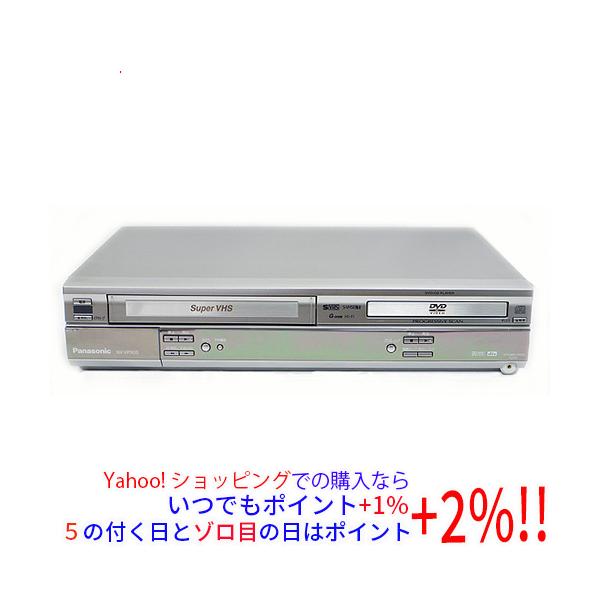 【商品名：】Panasonic ビデオ一体型DVDプレーヤー NV-VP50S リモコン付き リモコンいたみ　／　【商品状態：】動作確認済みの中古品です。／ ／ ※リモコンに日焼け、文字の書き込みがあります。／ ／ ※中古品ですので、傷、汚...