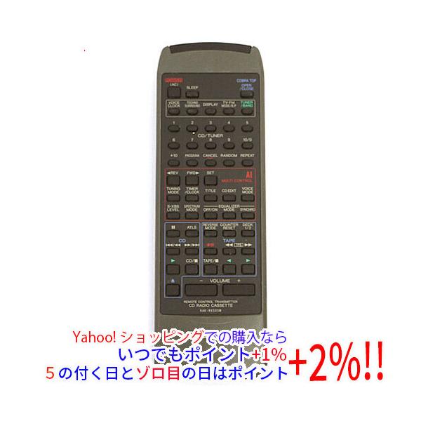 【商品名：】Panasonic オーディオリモコン RAK-RX505W　／　【商品状態：】動作確認済の中古品です。／／※本体が日焼けしています。／／※中古品ですので、傷、汚れ等がございます。／ご理解の上、ご検討お願いします。　／　【検索用...