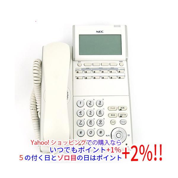 【商品名：】NEC ビジネスフォン AspireX DTL-12D-1D 受話器コード汚れ 本体いたみ 本体のみ　／　【商品状態：】動作確認済の中古品です。 ／／※本体が日焼けしています。／ ／ ※受話器コードに目立った汚れのある品となりま...