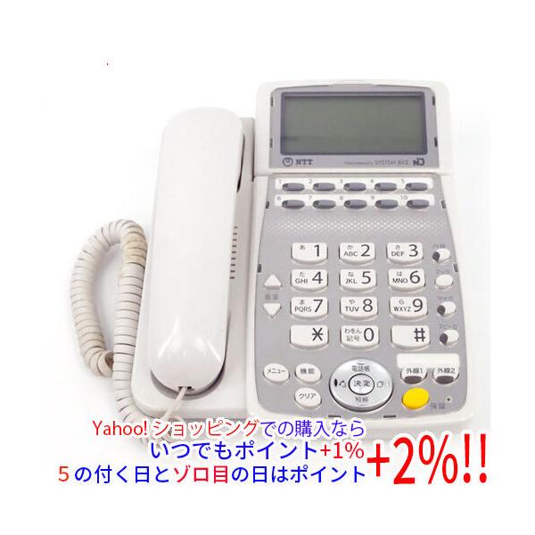 【商品名：】NTT 電話機 BX2-STEL-(1)(W) 本体のみ　／　【商品状態：】動作確認済の中古品です。／ ／ ※中古品ですので、傷、汚れ等ある場合がございます。／ご理解の上、ご検討お願いします。　／　【検索用キーワード：】 BX2...