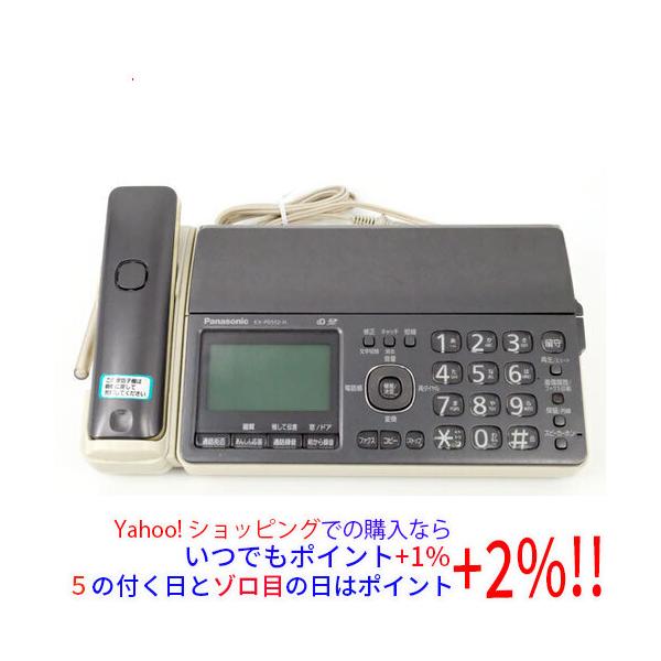 【商品名：】Panasonic 普通紙ファクス KX-PD552-H 本体のみ 本体いたみ　／　【商品状態：】動作確認済みの中古品です。／／※本体に日焼け、電源コードにべたつきがあります。／／※中古品ですので、傷、汚れ等がございます。／ご理...