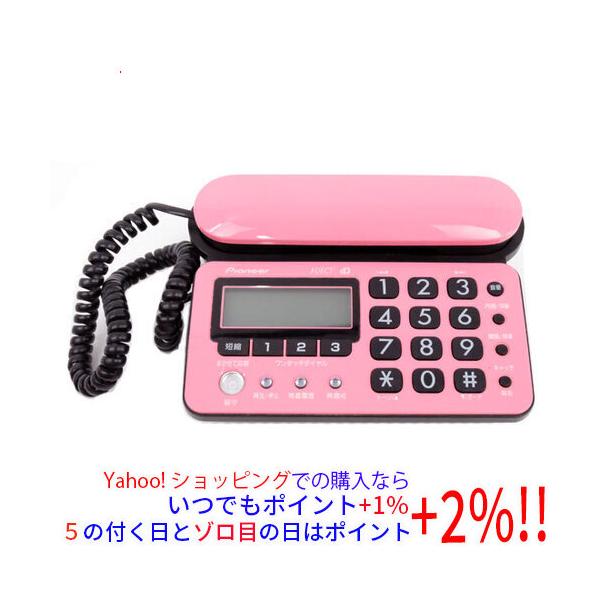 【商品名：】Pioneer コードレス留守電 TF-SD10S-PK 親機のみ　／　【商品状態：】動作確認済の中古品です。／ ／※中古品ですので、傷、汚れ等がございます。／ ご理解の上、ご検討お願いします。　／　【検索用キーワード：】≪パイ...