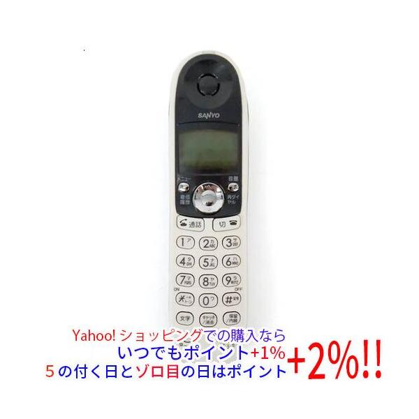 【商品名：】SANYO 増設子機 TEL-SF5 バッテリーなし　／　【商品状態：】動作確認済の中古品です。／ ／ ※中古品ですので、傷、汚れ等ある場合がございます。／ ご理解の上、ご検討お願いします。　／　【検索用キーワード：】≪三洋電機...
