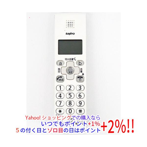 【商品名：】SANYO 増設用専用子機 TEL-SDJ2 バッテリーなし　／　【商品状態：】動作確認済の中古品です。／ ／ ※中古品ですので、傷、汚れ等ある場合がございます。／ ご理解の上、ご検討お願いします。　／　【検索用キーワード：】≪...