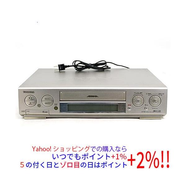 【商品名：】TOSHIBA ビデオデッキ A-F100　／　【商品状態：】動作確認済の中古品です。／ ／ ※中古品ですので、傷、汚れ等ある場合がございます。ご理解の上、ご検討お願いします。　／　【検索用キーワード：】≪東芝 即納≫ A-F1...