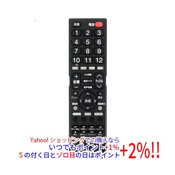 【商品名：】UNITECH 液晶テレビ用リモコン RC-102　／　【商品状態：】動作確認済の中古品です。／ ／ ※中古品ですので、傷、汚れ等ある場合がございます。ご理解の上、ご検討お願いします。　／　【検索用キーワード：】≪即納≫ RC-...