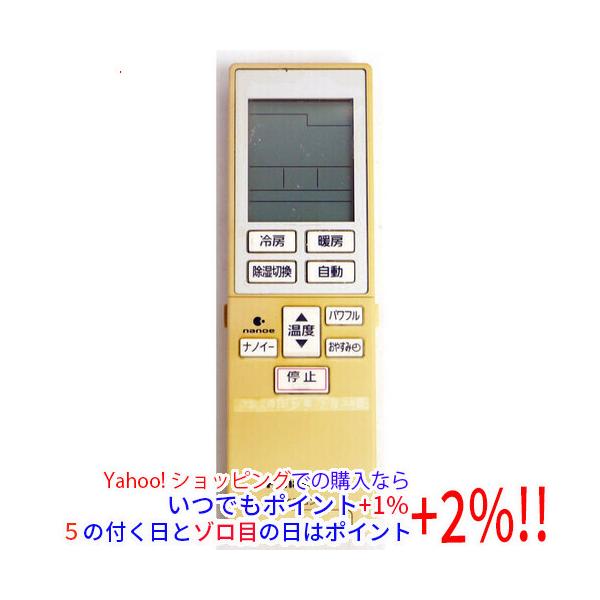 【商品名：】Panasonic エアコンリモコン A75C3663 電池カバーなし　／　【商品状態：】動作確認済の中古品です。／／※電池カバーはありません。／ ／ ※本体に激しい日焼けがあります。／／※中古品ですので、傷、汚れがございます。...