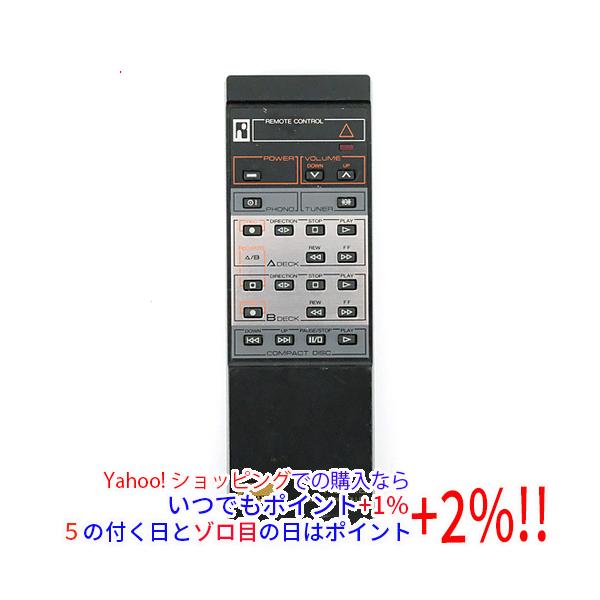 【商品名：】SANSUI オーディオリモコン RS-A2　／　【商品状態：】動作確認済の中古品です。／ ／ ※中古品ですので、傷、汚れ等ある場合がございます。／ ご理解の上、ご検討お願いします。　／　【検索用キーワード：】≪即納≫ RS-A...