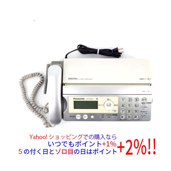 【商品名：】Panasonic 普通紙ファクス KX-PW506-S 本体のみ 本体いたみ　／　【商品状態：】動作確認済みの中古品です。／／※本体が日焼けしています。／／※中古品ですので、傷、汚れ等がございます。／ご理解の上、ご検討お願いし...