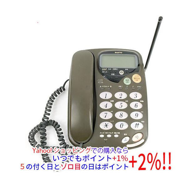 【商品名：】SANYO 電話機 親機のみ TEL-L783 本体いたみ　／　【商品状態：】動作確認済みの中古品です。／※中古品のため、使用感や傷、汚れ等がある場合がございます。／日焼けによる色あせがございます。／※外観上の変色であり、商品自...