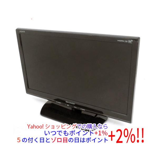 【商品名：】SHARP 19型 ハイビジョン液晶テレビ AQUOS LC-19HK20 2015年製 リモコンなし　／　【商品状態：】動作確認済の中古品です。／／※中古品ですので、傷、汚れ等ある場合がございます。ご理解の上、ご検討お願いしま...