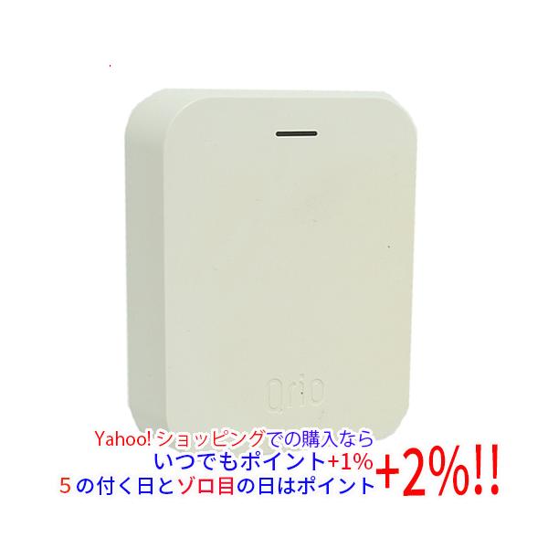 【商品名：】Qrio Hub Qrio専用遠隔操作 Q-H1 本体いたみ 元箱あり　／　【商品状態：】動作確認済みの中古品です。／※本体が日焼けしています。／※中古品のため、使用感や傷、汚れ等がある場合がございます。　／　【検索用キーワード...