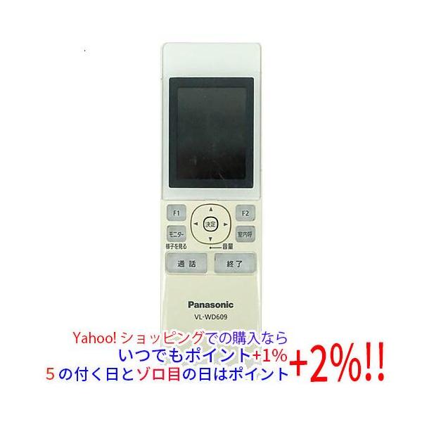 【商品名：】Panasonic どこでもドアホン増設子機 VL-WD609 本体のみ 本体いたみ　／　【商品状態：】動作確認済みの中古品です。／※中古品のため、使用感や傷、汚れ等がある場合がございます。／日焼けによる色あせがございます。／※...