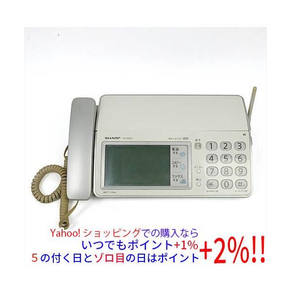 【商品名：】SHARP デジタルコードレスFAX fappy 親機のみ UX-900CL 本体のみ 本体いたみ　／　【商品状態：】動作確認済みの中古品です。／※中古品のため、使用感や傷、汚れ等がある場合がございます。／日焼けによる色あせがご...