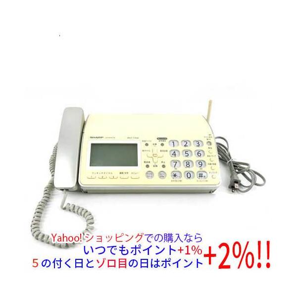 【商品名：】SHARP デジタルコードレスFAX fappy 親機のみ UX-600CW-W 本体のみ　／　【商品状態：】動作確認済みの中古品です。／※中古品のため、使用感や傷、汚れ等がある場合がございます。　／　【検索用キーワード：】 f...
