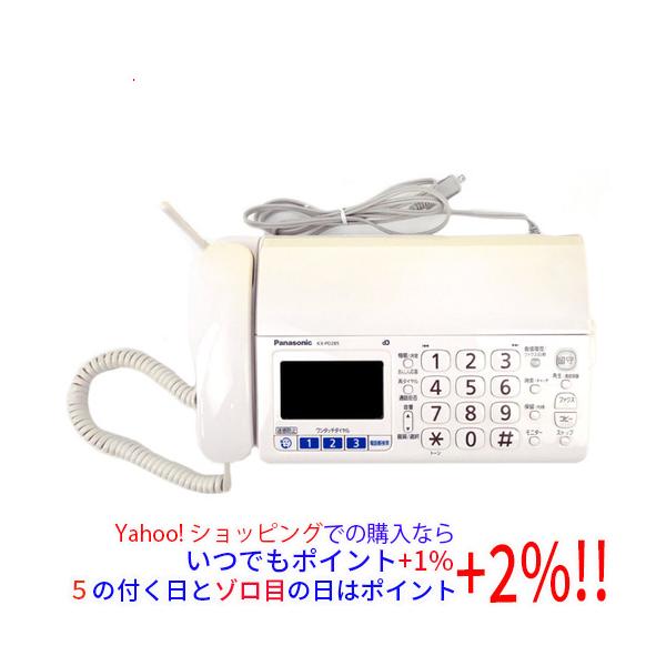 【商品名：】Panasonic 普通紙ファクス 親機のみ KX-PD285 本体のみ 本体いたみ　／　【商品状態：】動作確認済みの中古品です。／※中古品のため、使用感や傷、汚れ等がある場合がございます。／日焼けによる色あせがございます。／※...