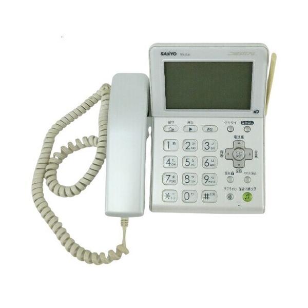 【商品名：】SANYO 留守番電話機 親機のみ TEL-DJ8 本体のみ　／　【商品状態：】動作確認済みの中古品です。／※中古品のため、使用感や傷、汚れ等がある場合がございます。　／　【検索用キーワード：】≪三洋電機 電話機 即納≫ TEL...