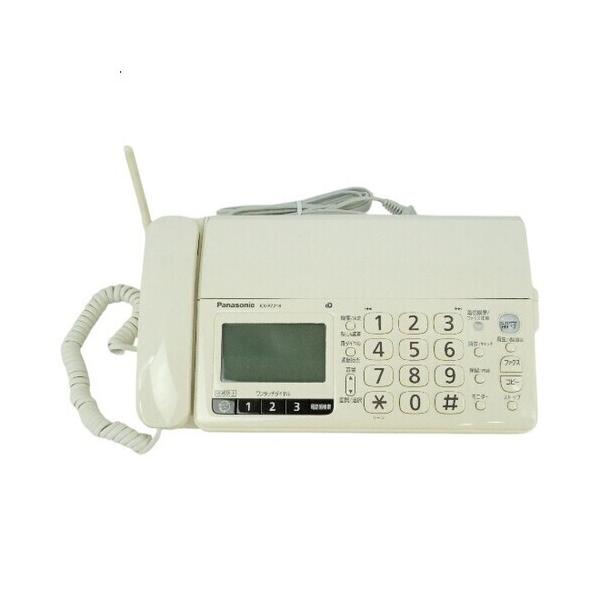 【商品名：】Panasonic ファクス 親機のみ KX-PZ218 本体のみ 本体いたみ　／　【商品状態：】動作確認済みの中古品です。／※中古品のため、使用感や傷、汚れ等がある場合がございます。／日焼けによる色あせがございます。／※外観上...