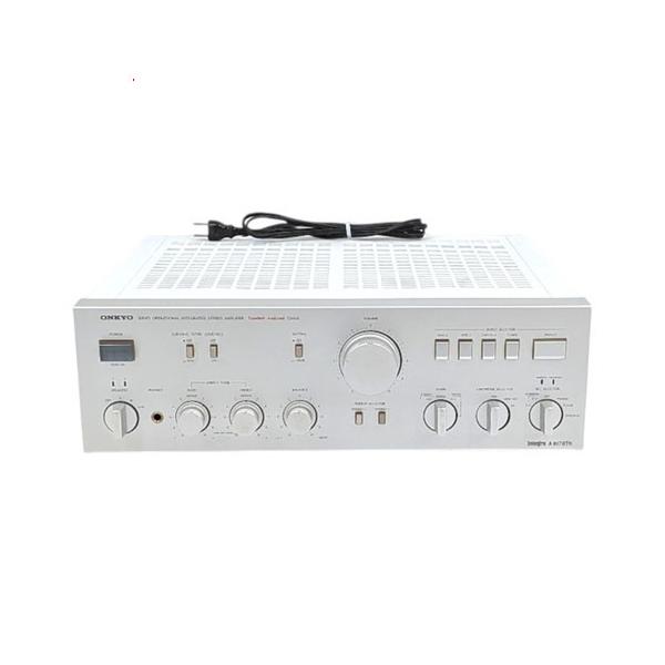 【商品名：】ONKYO プリメインアンプ A-817GTR 本体のみ　／　【商品状態：】動作確認済みの中古品です。／※中古品のため、使用感や傷、汚れ等がある場合がございます。　／　【検索用キーワード：】≪即納≫ A-817GTR　／　【型番...