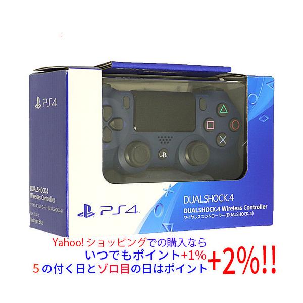 【商品名：】SONY ワイヤレスコントローラー DUALSHOCK4 ミッドナイト・ブルー CUH-ZCT2J22　／　【商品状態：】新品　／　【検索用キーワード：】≪PS4 SCE ゲーム周辺機器 SIE≫ ワイヤレスコントローラー DU...