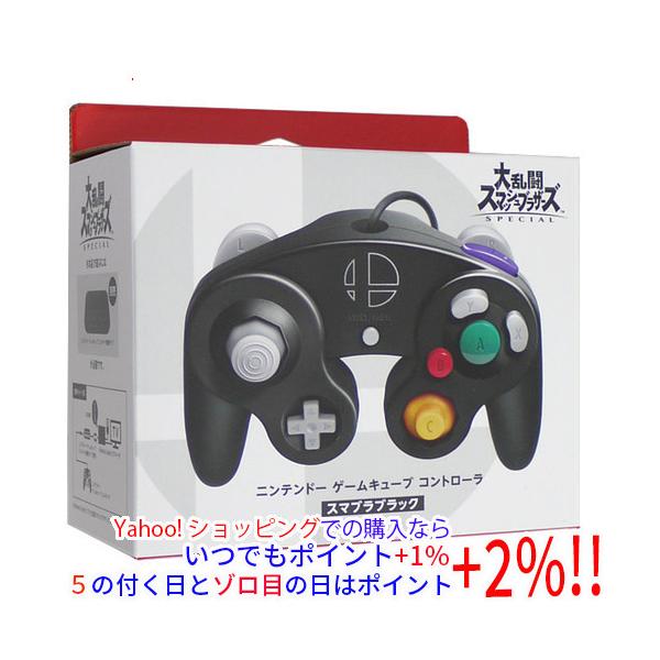 【商品名：】任天堂 ニンテンドー ゲームキューブ コントローラ HAC-A-GCCKE スマブラブラック　／　【商品状態：】新品　／　【検索用キーワード：】≪ゲーム周辺機器≫ ニンテンドー ゲームキューブ コントローラ HAC-A-GCCK...