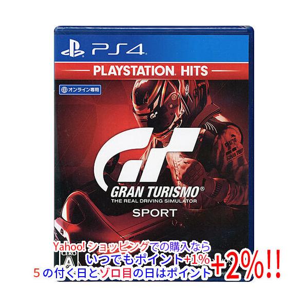 【商品名：】グランツーリスモSPORT PlayStation Hits PS4　／　【商品状態：】新品です。／／※本商品は、製品の性質上、開封後の返品はお受けできませんのでご了承ください。　／　【検索用キーワード：】≪プレイステーション4...