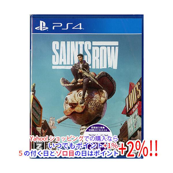 【商品名：】Saints Row (セインツロウ) 初回封入特典付き PS4　／　【商品状態：】新品です。／ ／ ※本商品は、製品の性質上、開封後の返品はお受けできませんのでご了承ください。また、18歳未満の方のご購入はご遠慮いただきますよ...