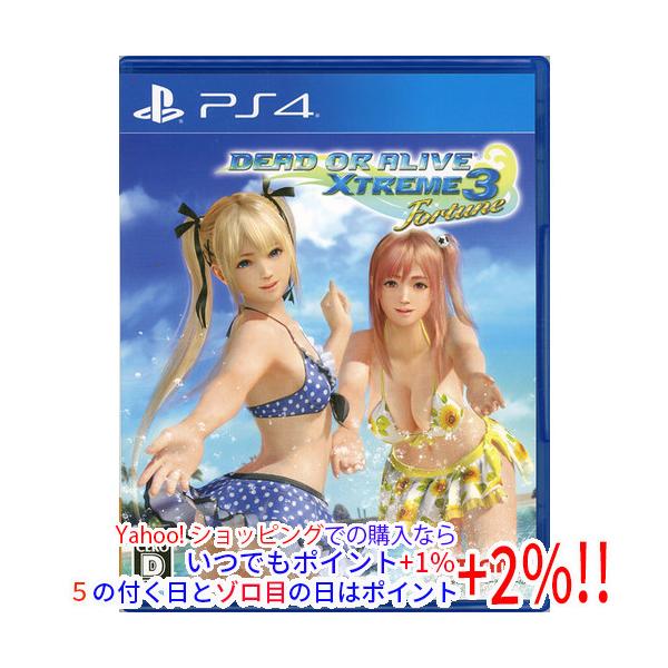 【商品名：】DEAD OR ALIVE Xtreme 3 Fortune PS4　／　【商品状態：】開封済みの中古品です。☆ケース・説明書付き！／ ／※本商品は、製品の性質上、返品はお受けできませんのでご了承ください。　／　【検索用キーワー...