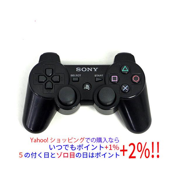 【商品名：】SONY ワイヤレスコントローラ DUALSHOCK3 ブラック　／　【商品状態：】動作確認済みの中古品です。／ ／ ※中古品ですので、傷、汚れ等ある場合がございます。／ ご理解の上、ご検討お願いします。　／　【検索用キーワード...