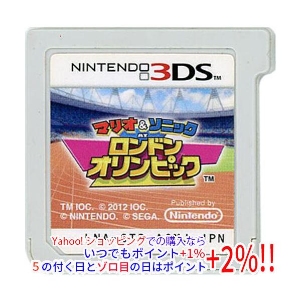 【商品名：】マリオ＆ソニック AT ロンドンオリンピック 3DS  ソフトのみ　／　【商品状態：】開封済みの中古品です。※ソフトのみの出品です。／／※本商品は、製品の性質上、返品はお受けできませんのでご了承ください。　／　【検索用キーワード...