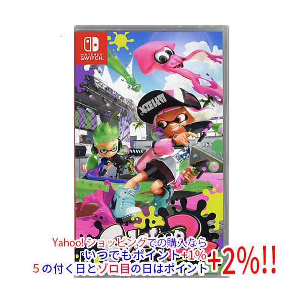 【商品名：】スプラトゥーン2(Splatoon 2) Nintendo Switch　／　【商品状態：】開封済みの中古品です。☆ケース付き！／／※本商品は、製品の性質上、返品はお受けできませんのでご了承ください。　／　【検索用キーワード：】...