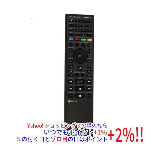 【商品名：】SONY PS3用 BDリモートコントローラ CECHZR1J 本体のみ　／　【商品状態：】動作確認済みの中古品です。／ ／ ※中古品ですので、傷、汚れ等ある場合がございます。／ ご理解の上、ご検討お願いします。　／　【検索用キ...