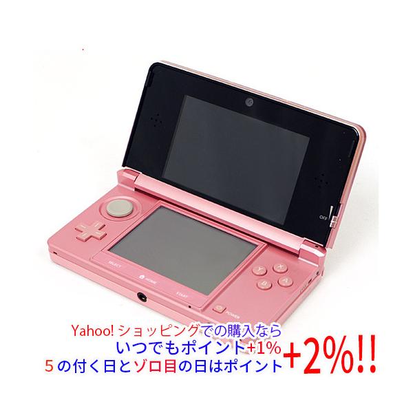 【商品名：】任天堂 ニンテンドー3DS ミスティピンク CTR-S-PAAA 本体のみ 訳あり　／　【商品状態：】動作確認済みの中古品です。／ ／ ※下画面に黄ばみが見受けられます。／ ／ ※中古品ですので、傷、汚れ等ある場合がございます。...