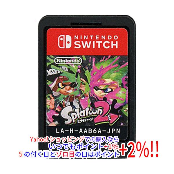 【商品名：】スプラトゥーン2(Splatoon 2) Nintendo Switch  ソフトのみ　／　【商品状態：】開封済みの中古品です。※ソフトのみの出品です。／／※本商品は、製品の性質上、返品はお受けできませんのでご了承ください。　／...