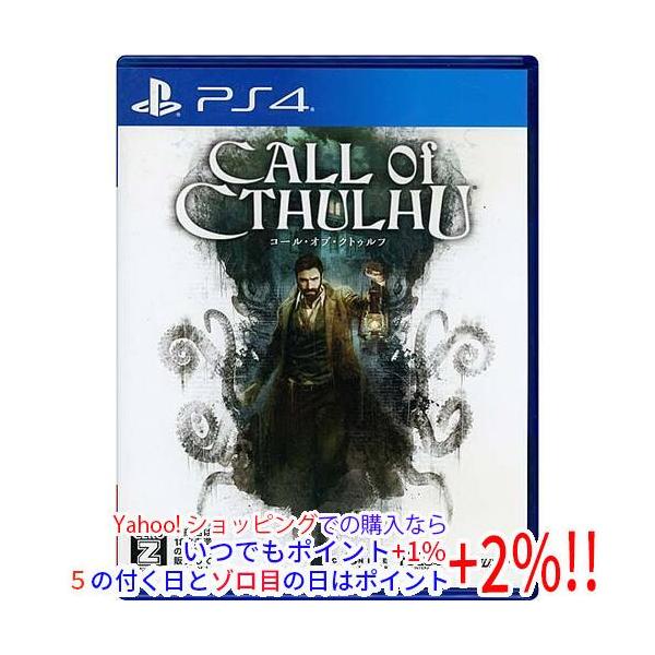 【商品名：】コール・オブ・クトゥルフ PS4　／　【商品状態：】開封済みの中古品です。☆ケース付き！／／※本商品は、製品の性質上、返品はお受けできませんのでご了承ください。また、18歳未満の方のご購入はご遠慮いただきますようお願いいたします...