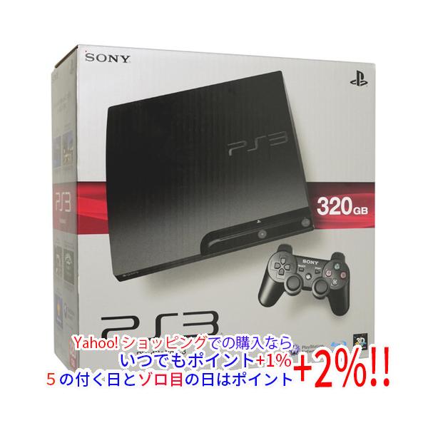 【商品名：】SONY プレイステーション3 320GB ブラック CECH-3000B ゴム足なし 元箱あり　／　【商品状態：】動作確認済みの中古品です。／ ／※本体のゴム足はありません。／ ／ ※中古品ですので、傷、汚れ等ある場合がござい...