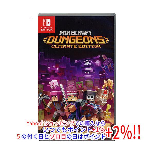 【商品名：】Minecraft Dungeons Ultimate Edition Nintendo Switch　／　【商品状態：】開封済みの中古品です。☆ケース付き！／／※本商品は、製品の性質上、返品はお受けできませんのでご了承ください...