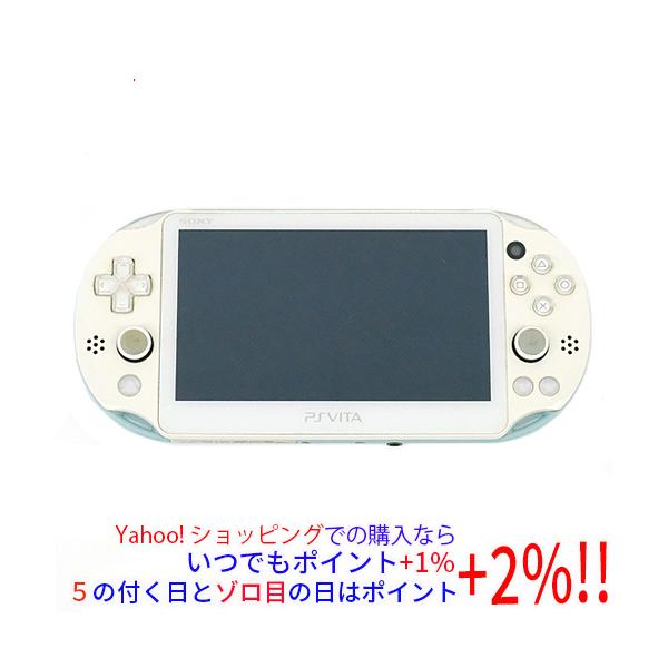 【商品名：】PSVita Wi-Fi ライトブルー/ホワイト PCH-2000 ZA14 本体のみ 本体いたみ　／　【商品状態：】 動作確認済みの中古品です。／／※本体が日焼けしています。／／※中古品ですので、傷、汚れがございます。／ご理解...