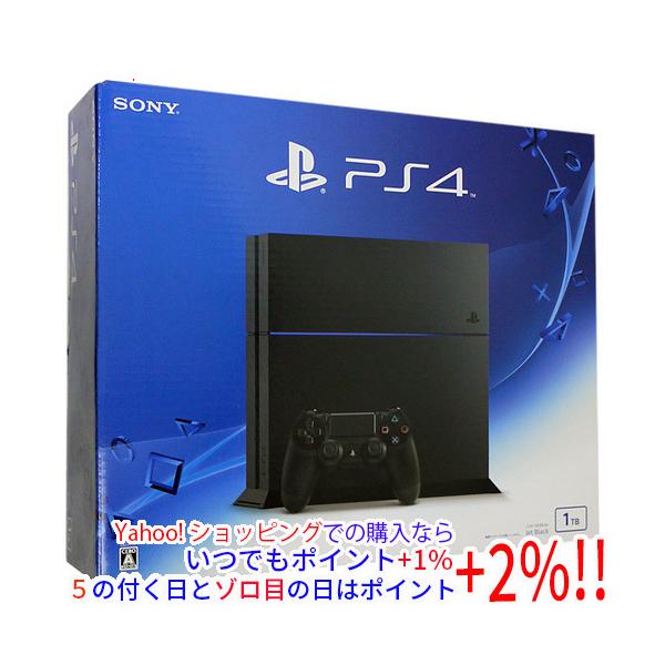 【商品名：】SONY プレイステーション4 1TB ブラック CUH-1200BB01 コントローラーなし 元箱あり　／　【商品状態：】動作確認済みの中古品です。／ ／ ※中古品ですので、傷、汚れ等ある場合がございます。／ ご理解の上、ご検...