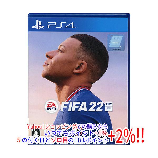 【商品名：】FIFA 22 PS4　／　【商品状態：】開封済みの中古品です。☆ケース付き！／ ／※本商品は、製品の性質上、開封後の返品はお受けできませんのでご了承ください。　／　【検索用キーワード：】≪プレイステーション4 ソフト エレクト...