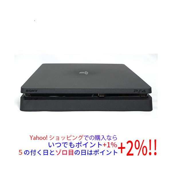【商品名：】SONY プレイステーション4 500GB ブラック CUH-2000AB01 コントローラー・ゴム足なし　／　【商品状態：】動作確認済みの中古品です。／ ※ゴム足が欠品しております。 ／ ／ ※中古品ですので、傷、汚れ等ある場...